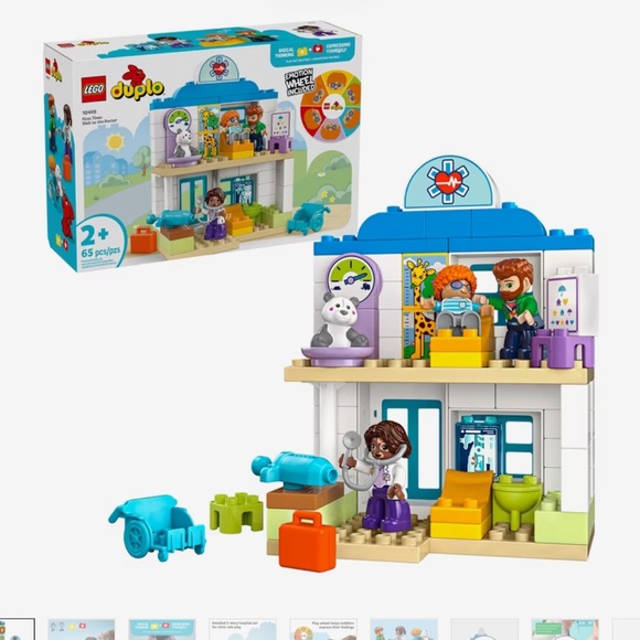 Lego | Toys | Lego Duplo Doctors Office Playset Blue Green Orange ...